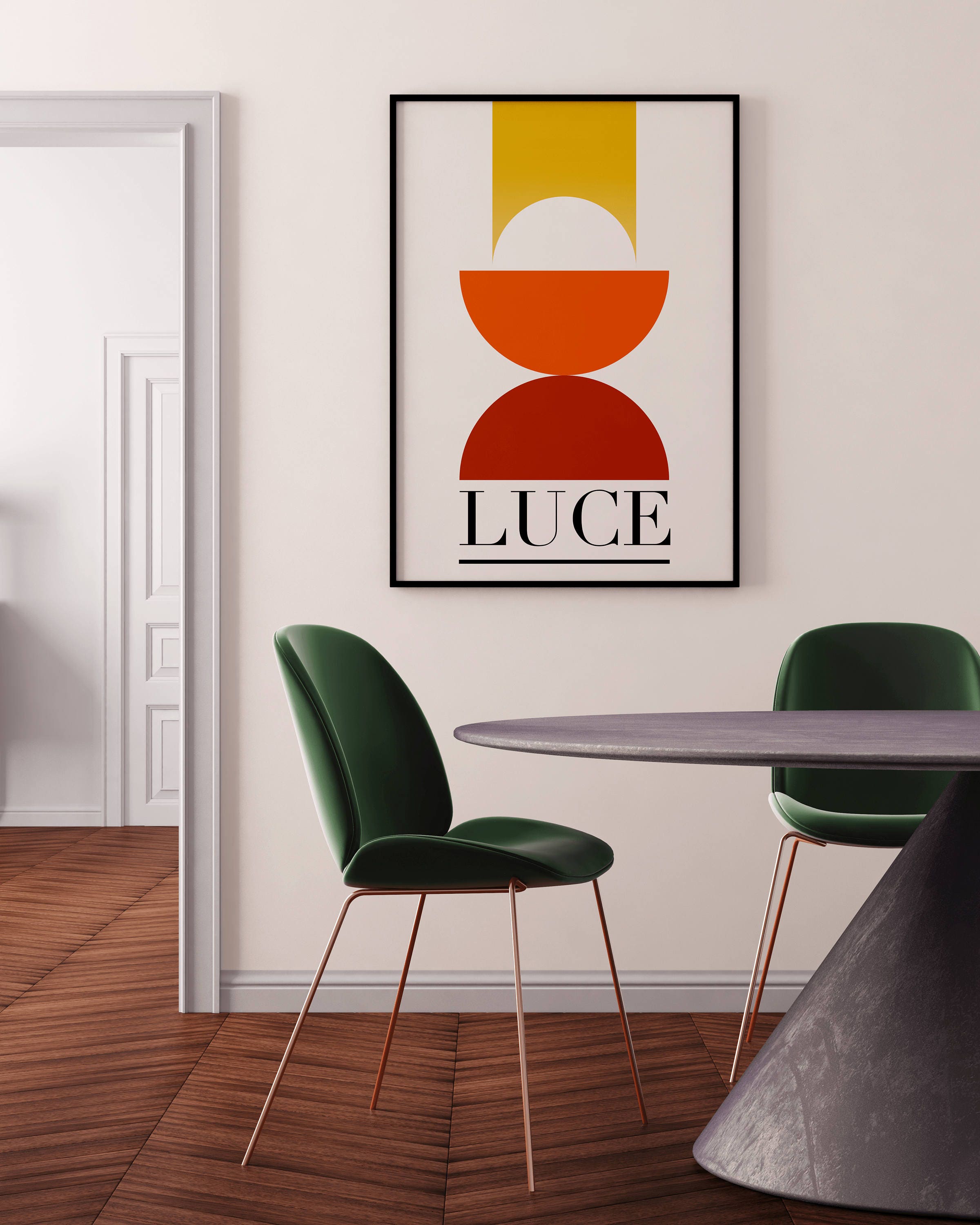 Luce 1960s Style Advertising Graphic Design Poster | Etsy