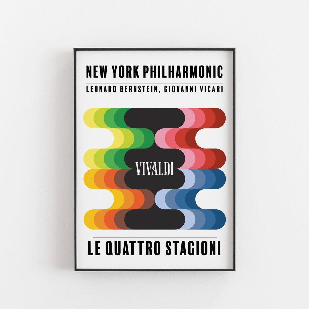 The Four Seasons - Retro Style Music Poster - Etsy UK