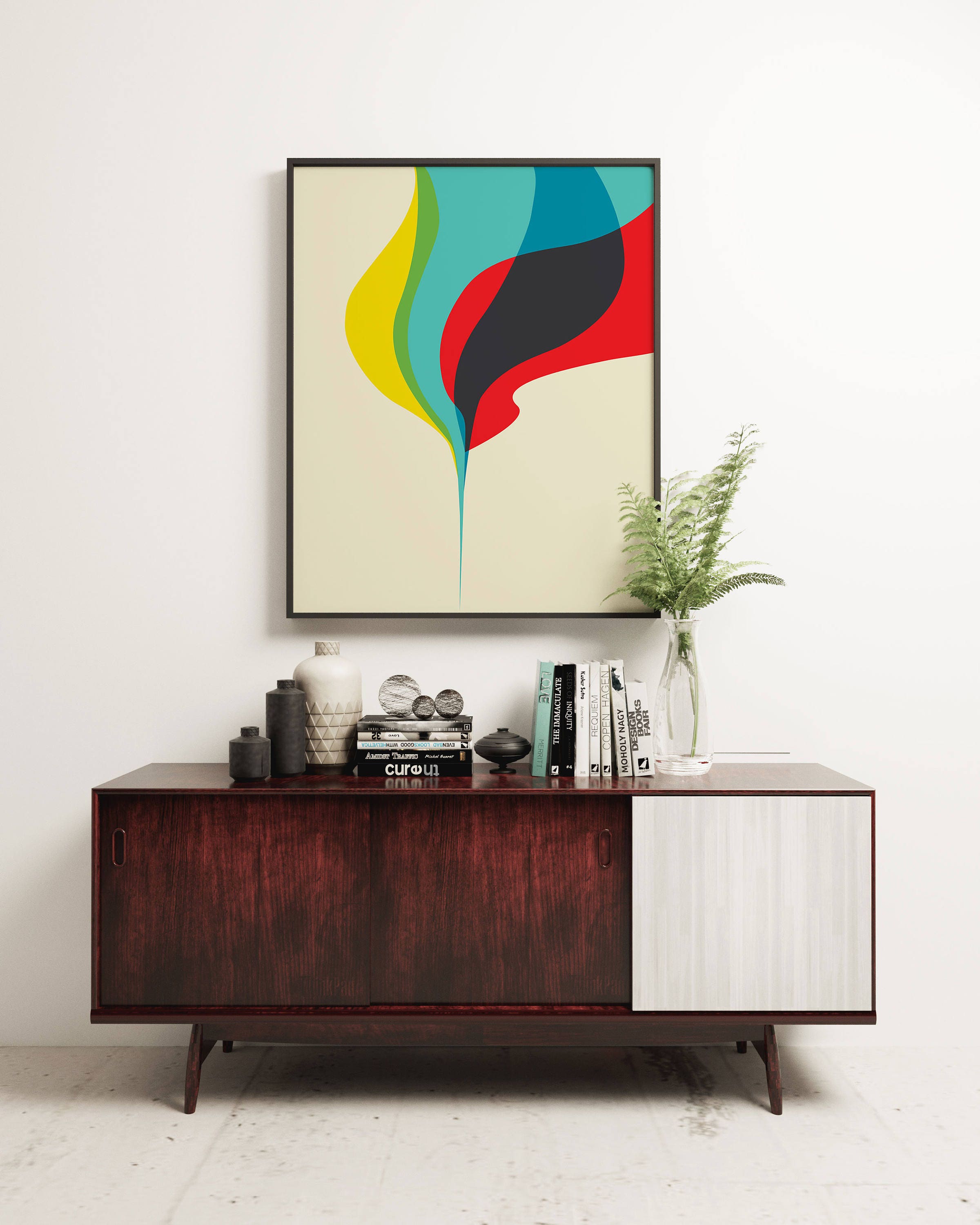 Plume - Abstract Graphic Design Print - Etsy