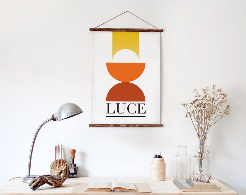 Luce 1960s Style Advertising Graphic Design Poster | Etsy