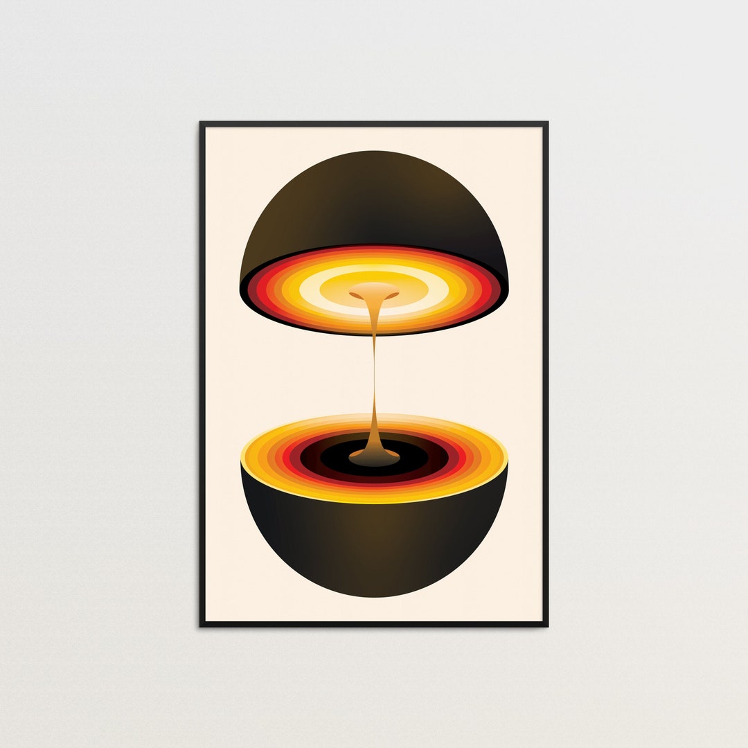 Supernova - Retro Art Print - Etsy
