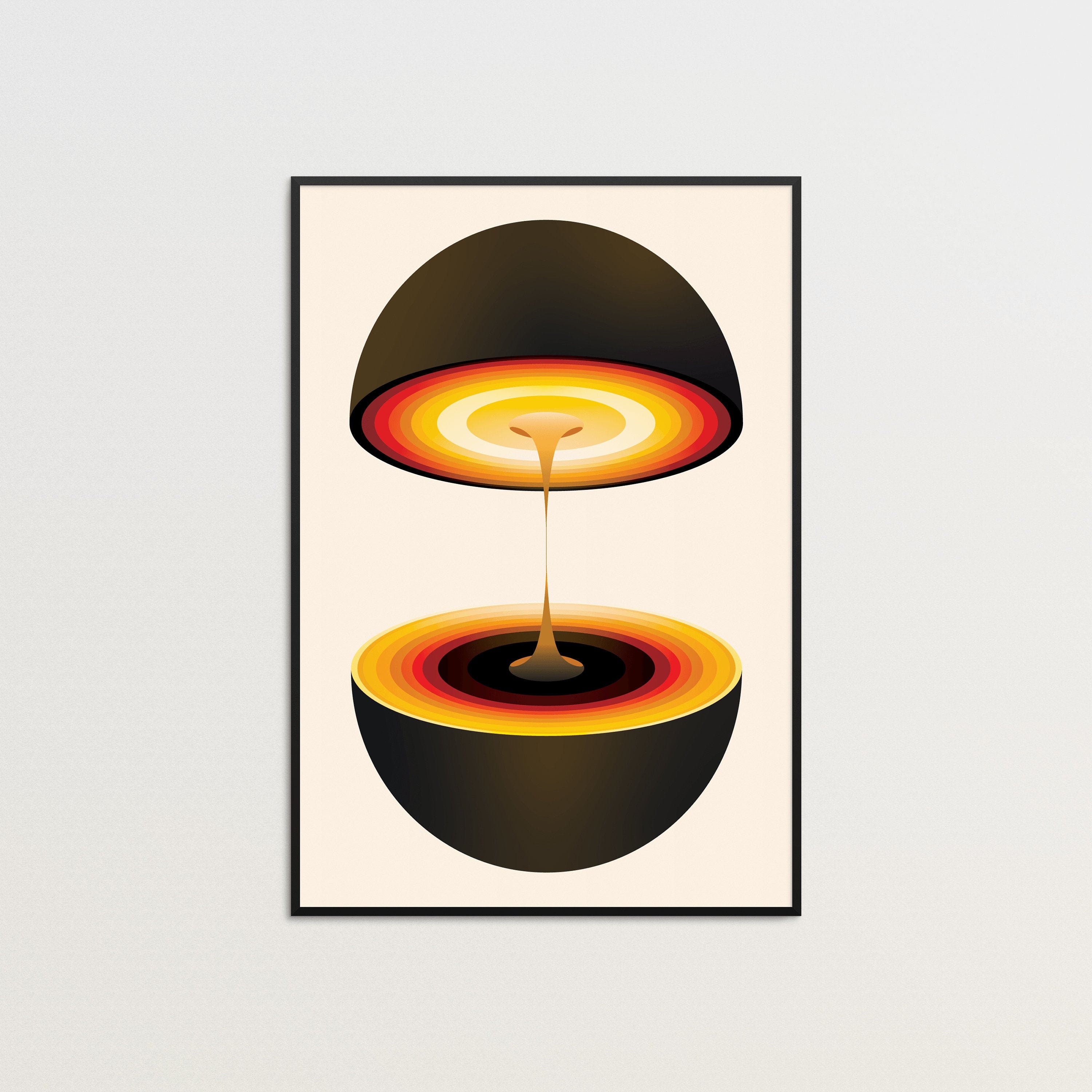 Supernova - Retro Art Print - Etsy UK