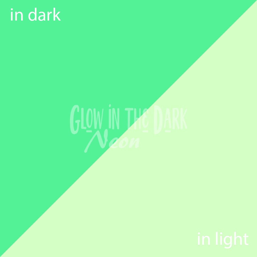 Glow in the Dark Heat Transfer Vinyl, Chameleon Glow in the Dark, Neon ...