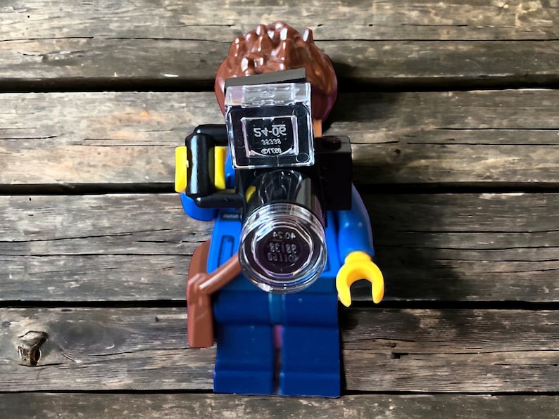 Models Built With Lego® Bricks - Male Outdoor Photographer Mini Figure ...