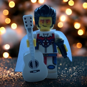 Lego® Brick King Singer Minifigure – Entertainer Gift - Etsy UK