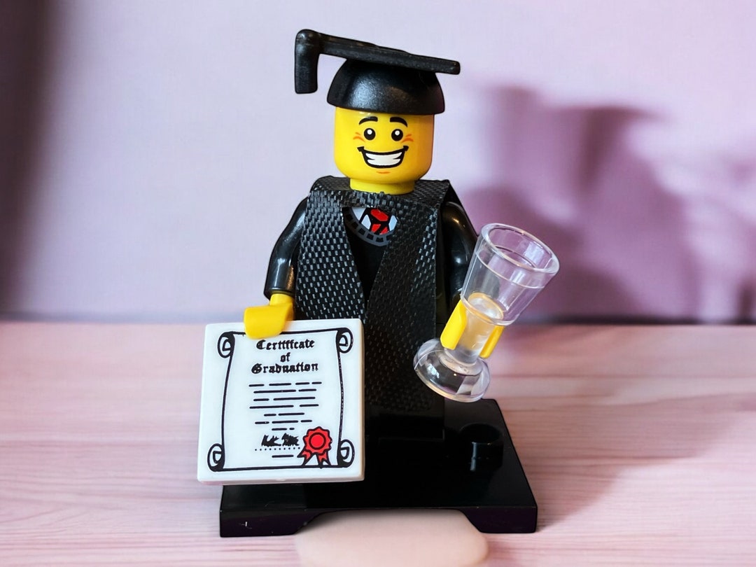 3D Printed Graduation Minifigure - Graduation Gifts / Gifts for Him ...