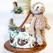 Sleepy Sloth Diaper Cake 3 Tier Baby Shower Centerpiece - Etsy