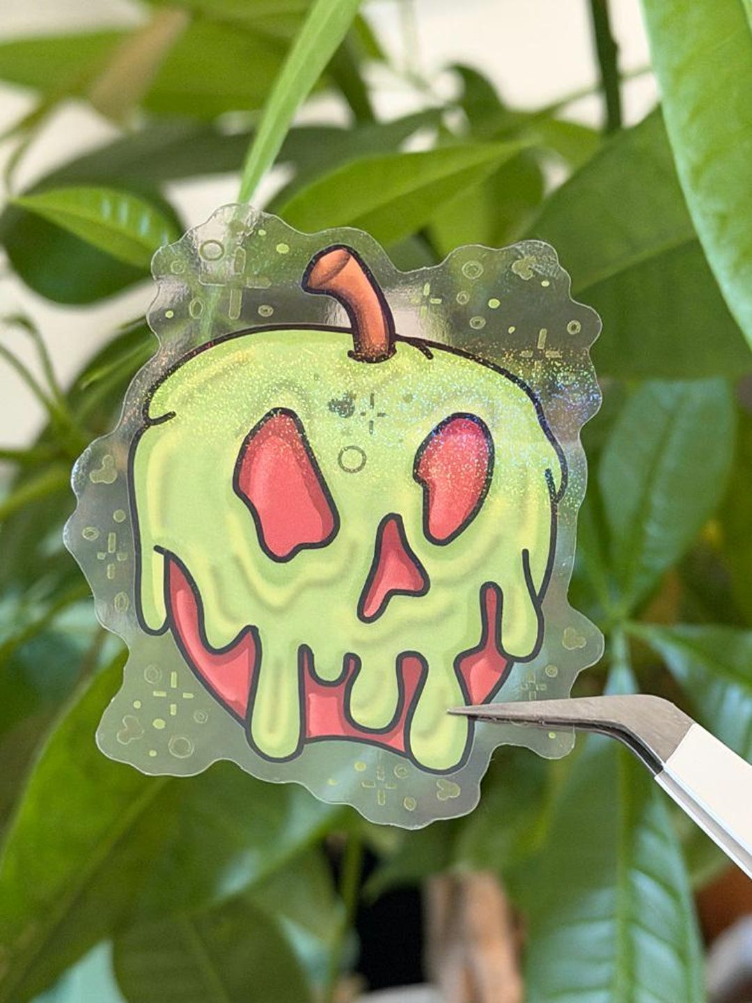 Evil Queens Poison Apple Snow White Disney Stickers – Shimmery Vinyl ...