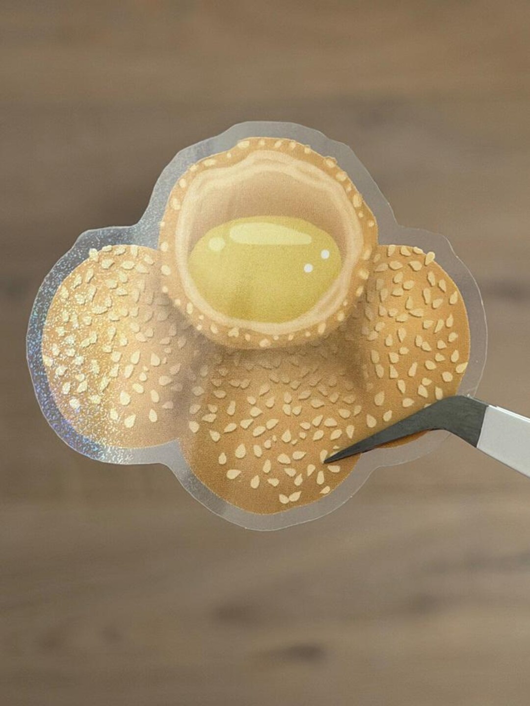 Sesame Balls With Mung Bean Nostalgic Asian Foodie Snack Stickers ...