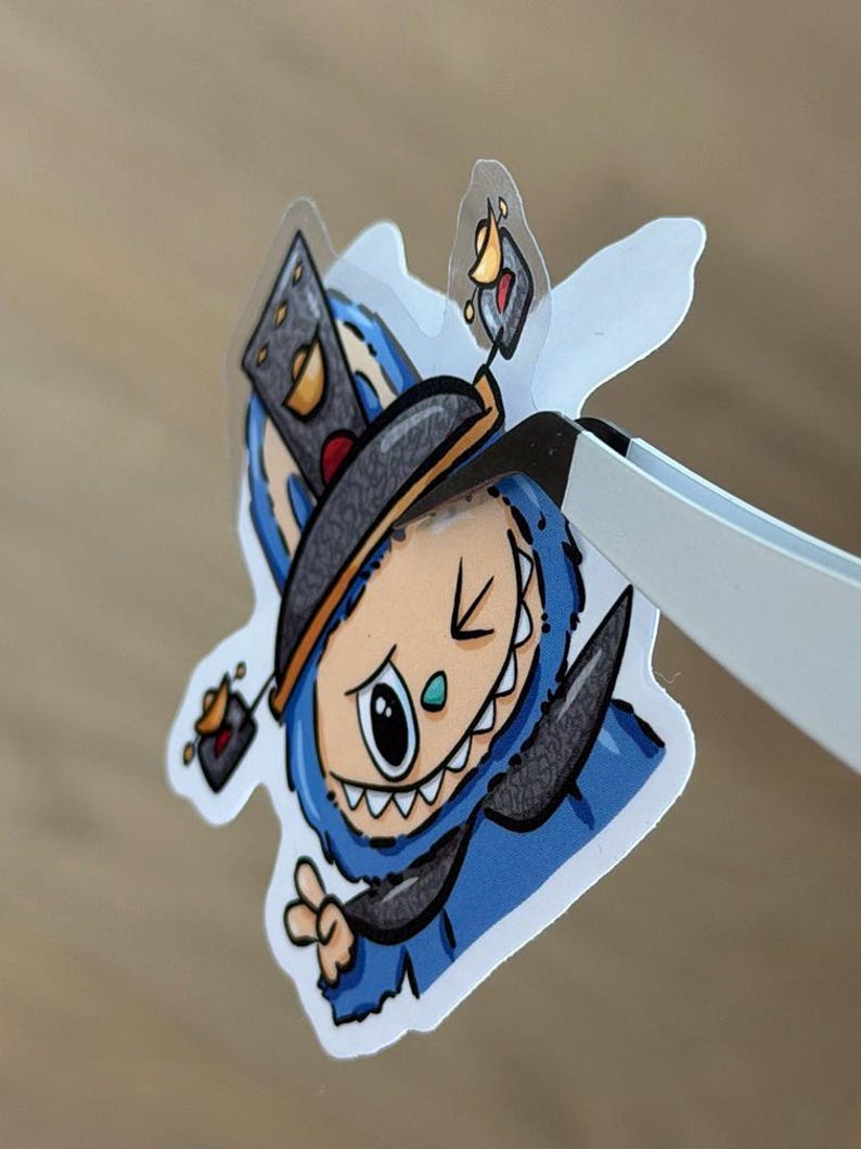 Labubu Boy Oriental Popmart Blind Box Character Stickers – Shimmery ...