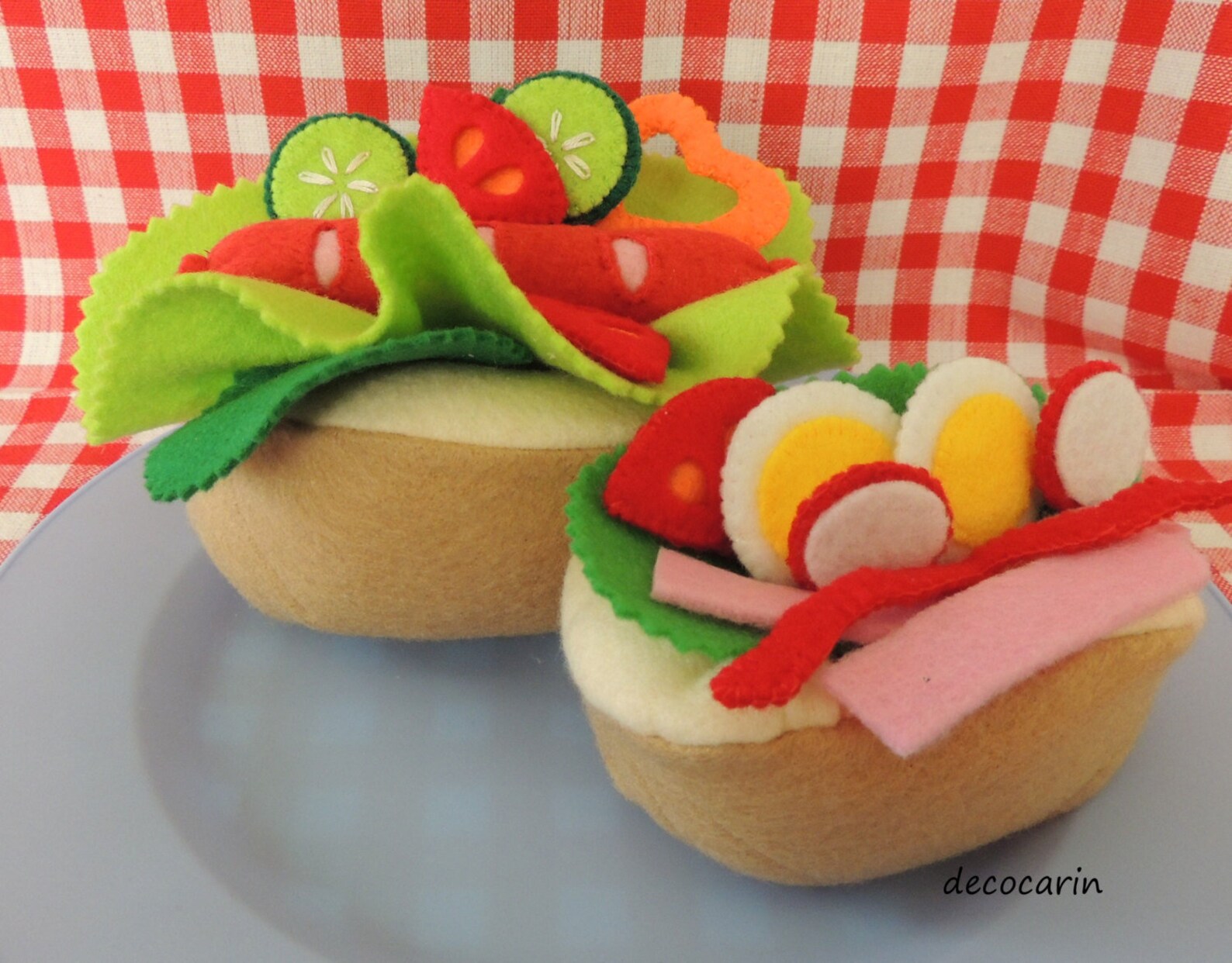 Felt Food Set Sandwich Felt Hot Dog Strawberries Felt Roll - Etsy