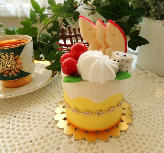 Felt Food Decorative Cake Cupcake Table Kitchen Party Decor - Etsy