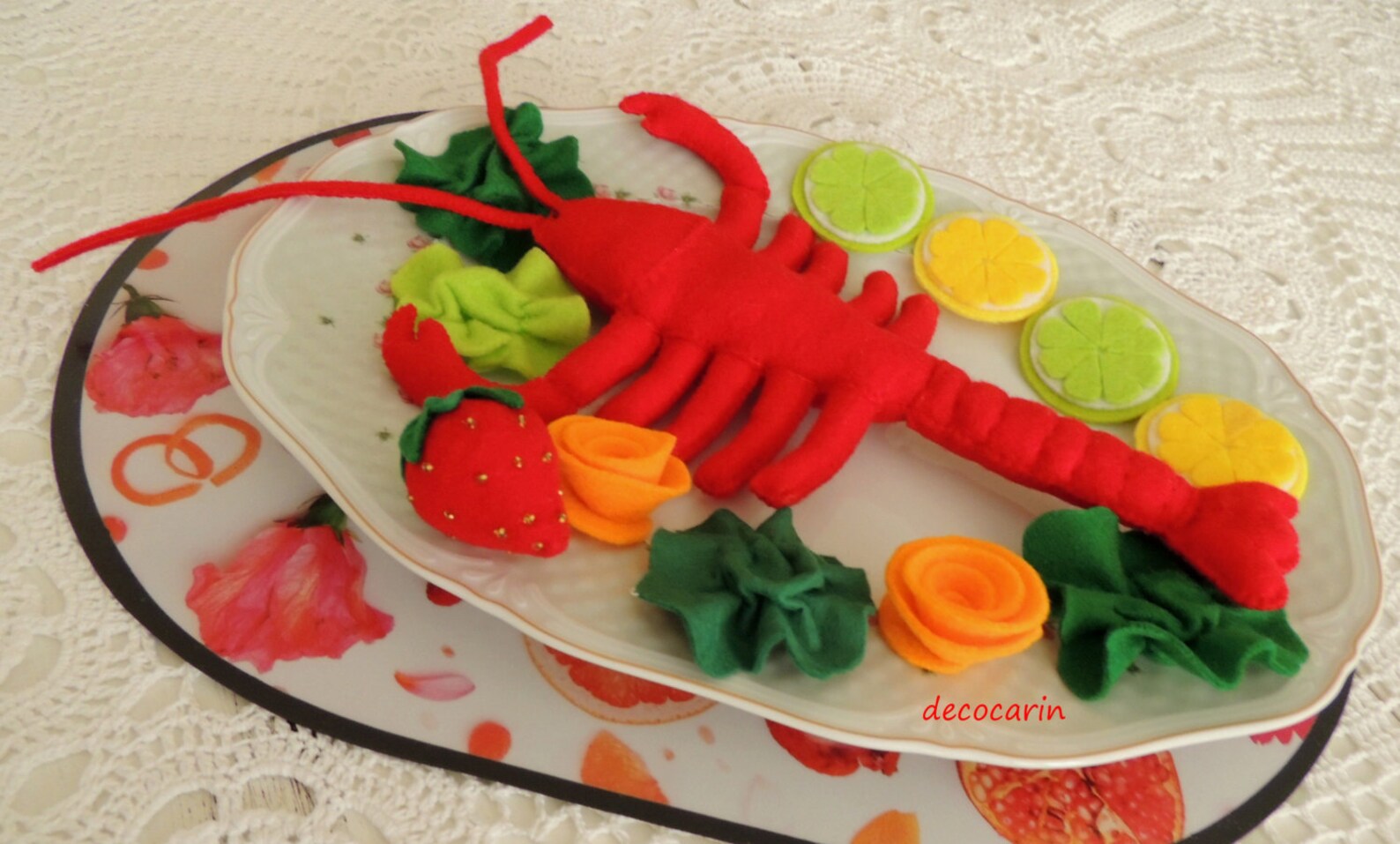 Felt Food Set Play Food Felt Toy Pretend Kitchen Felt - Etsy