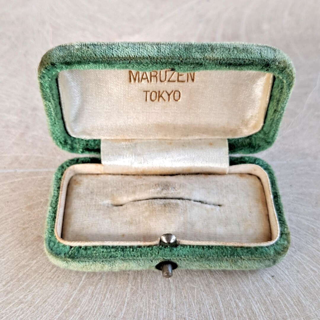 Antique Velvet Brooch Box, Short Stick Pin Box, Hair Pin, or Other ...