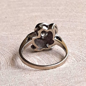 Vintage Mid Century Diamond Right Hand Ring in 14K White Gold - Etsy