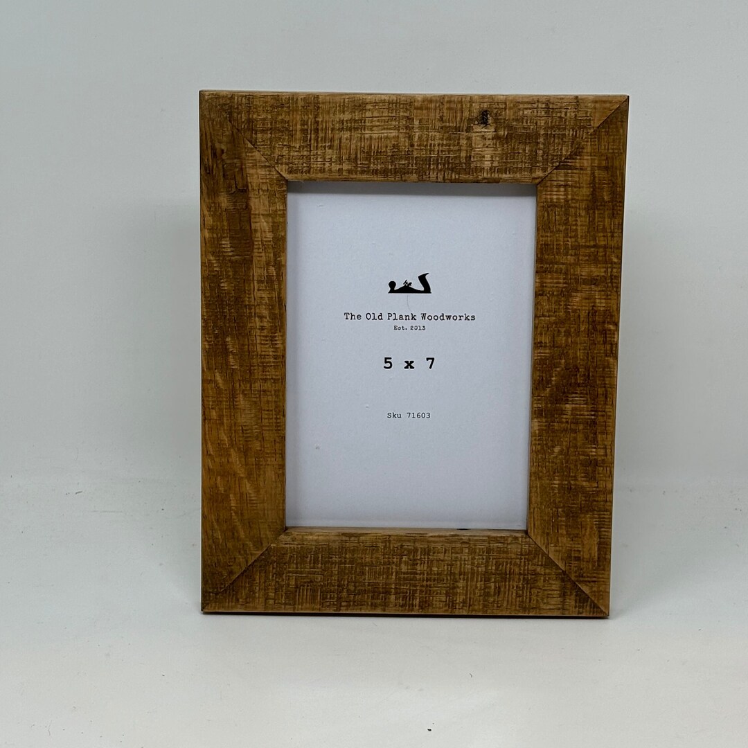 Reclaimed Oak Photo Frame 5 X 7 Free Shipping - Etsy