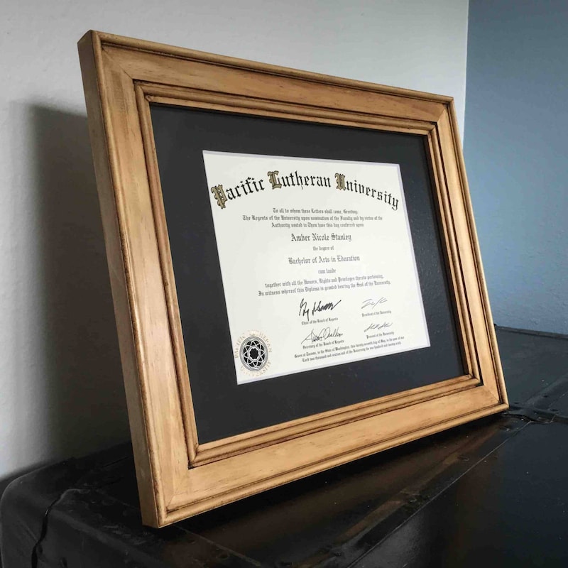 Custom Certificate Frames - Etsy