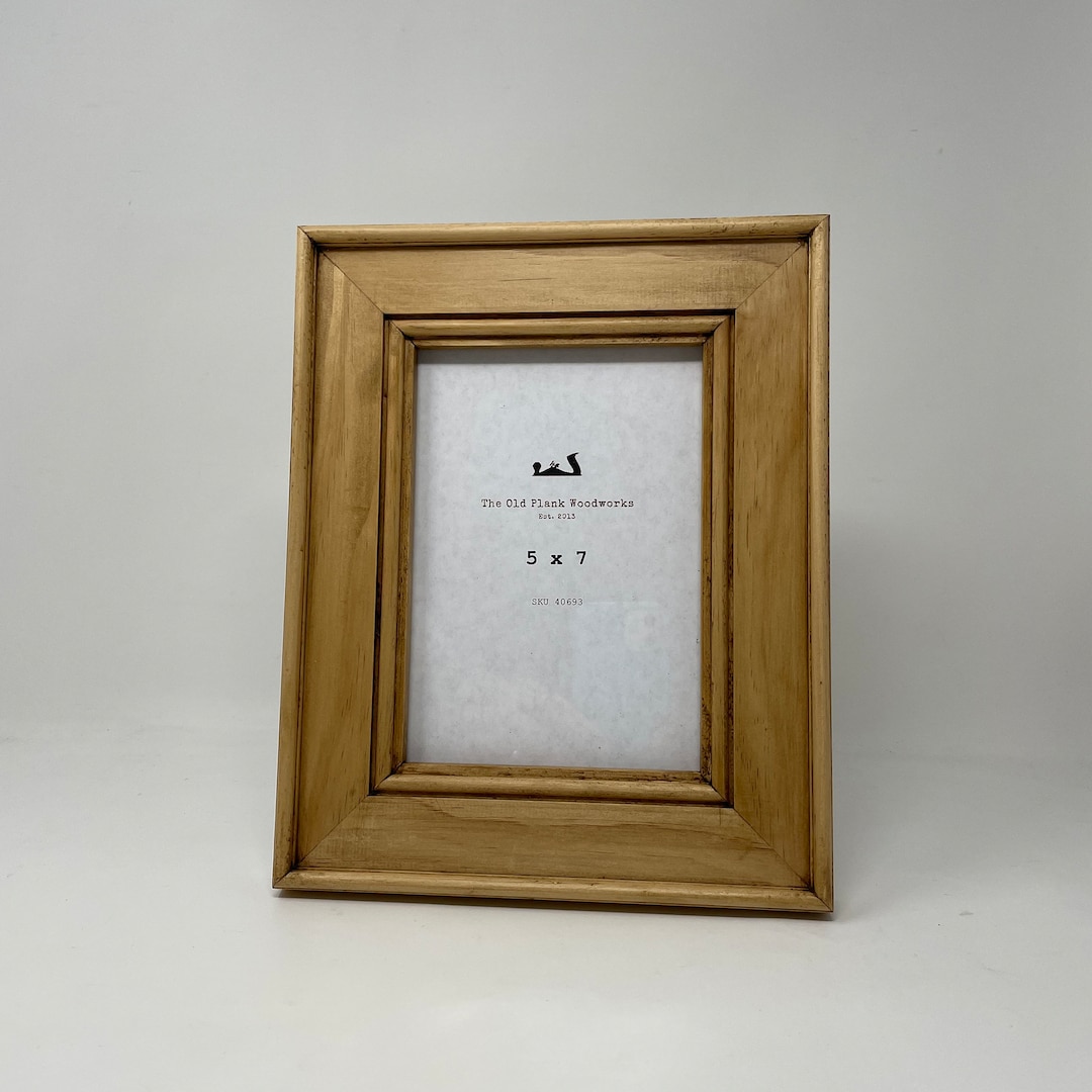 5" X 7" Pine Picture Frames - Handmade Out of Pine - Etsy