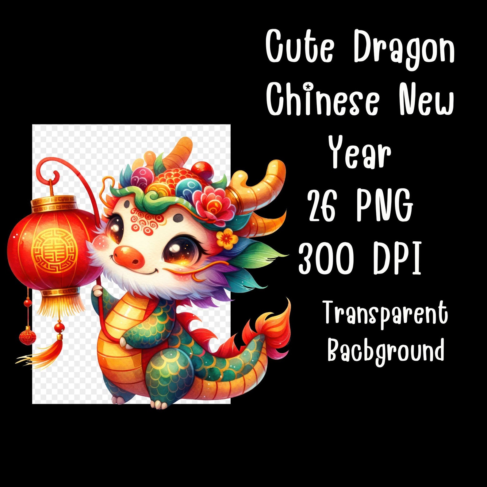 Cute Dragonchinese New Year Clipart,dragon Chinese,chinese Lunar New ...