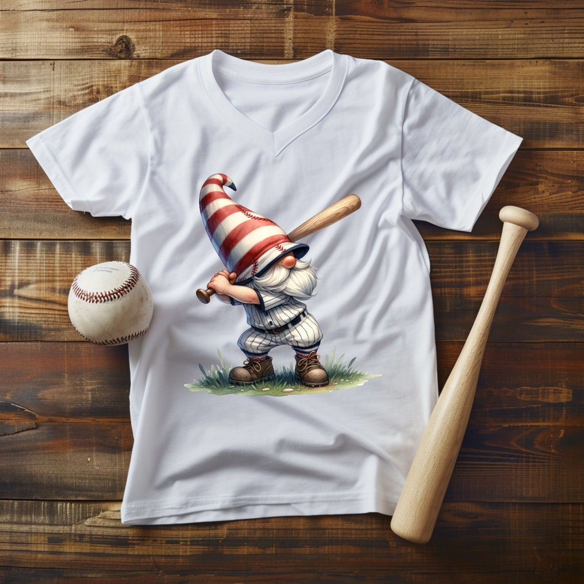 Cute Baseball Gnome Clipart,sports Gnome,baseball Gnomes Sublimation ...
