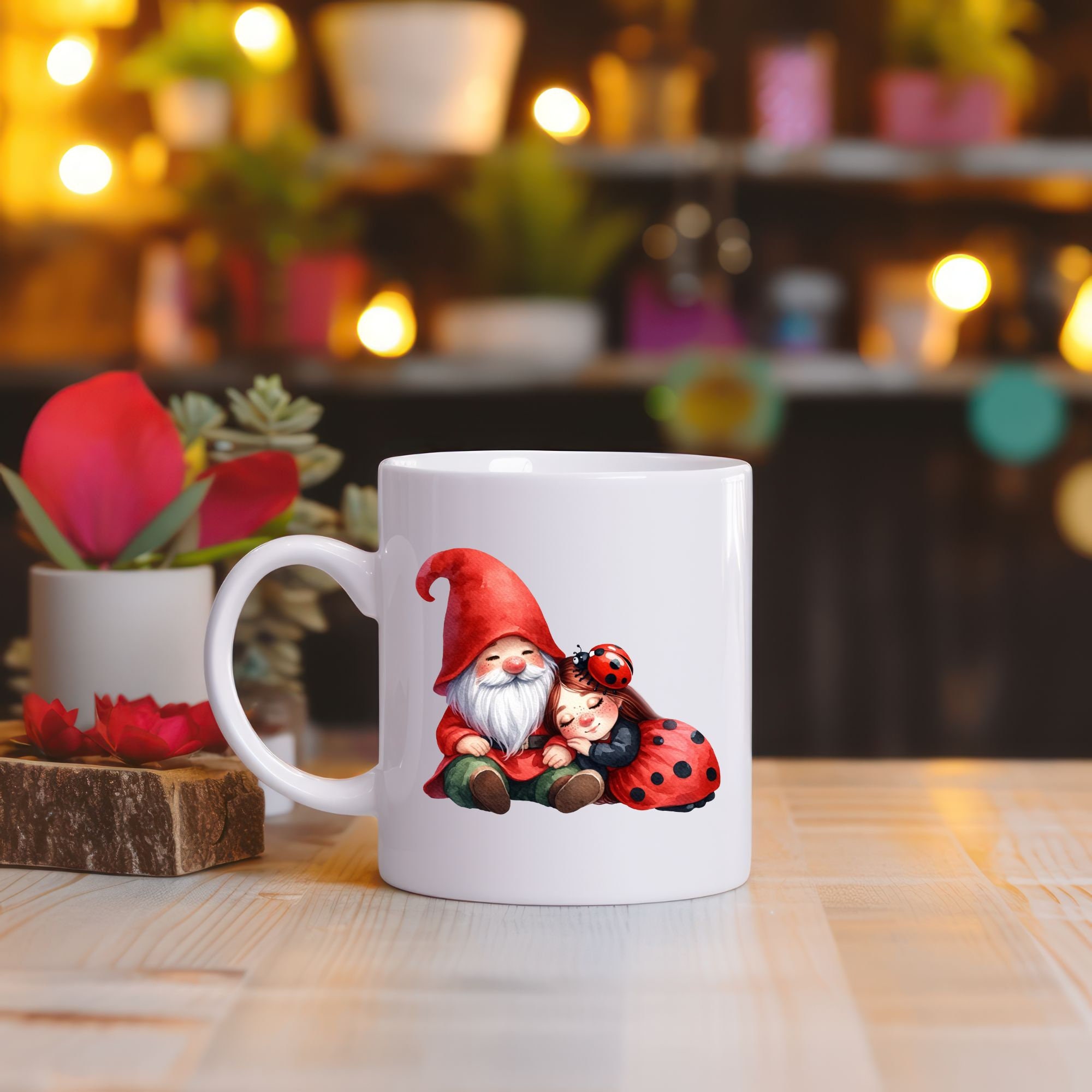 Couple Gnome Ladybug Clipart Ladybug Valentine Couple Valentine Gnome