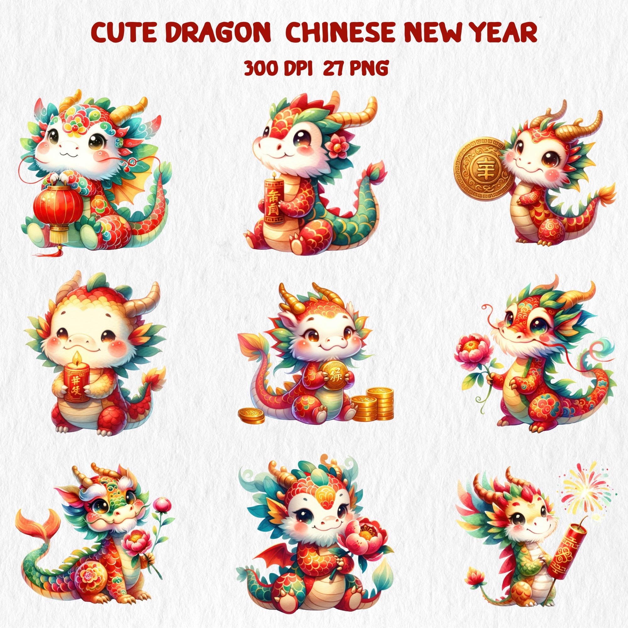 Cute Dragonchinese New Year Clipart,dragon Chinese,chinese Lunar New ...