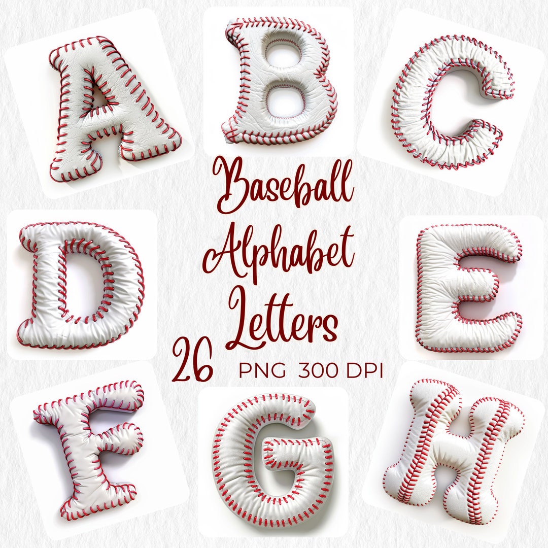 Baseball Alphabet Letters Png,sport Letters,baseball Sports,png ...