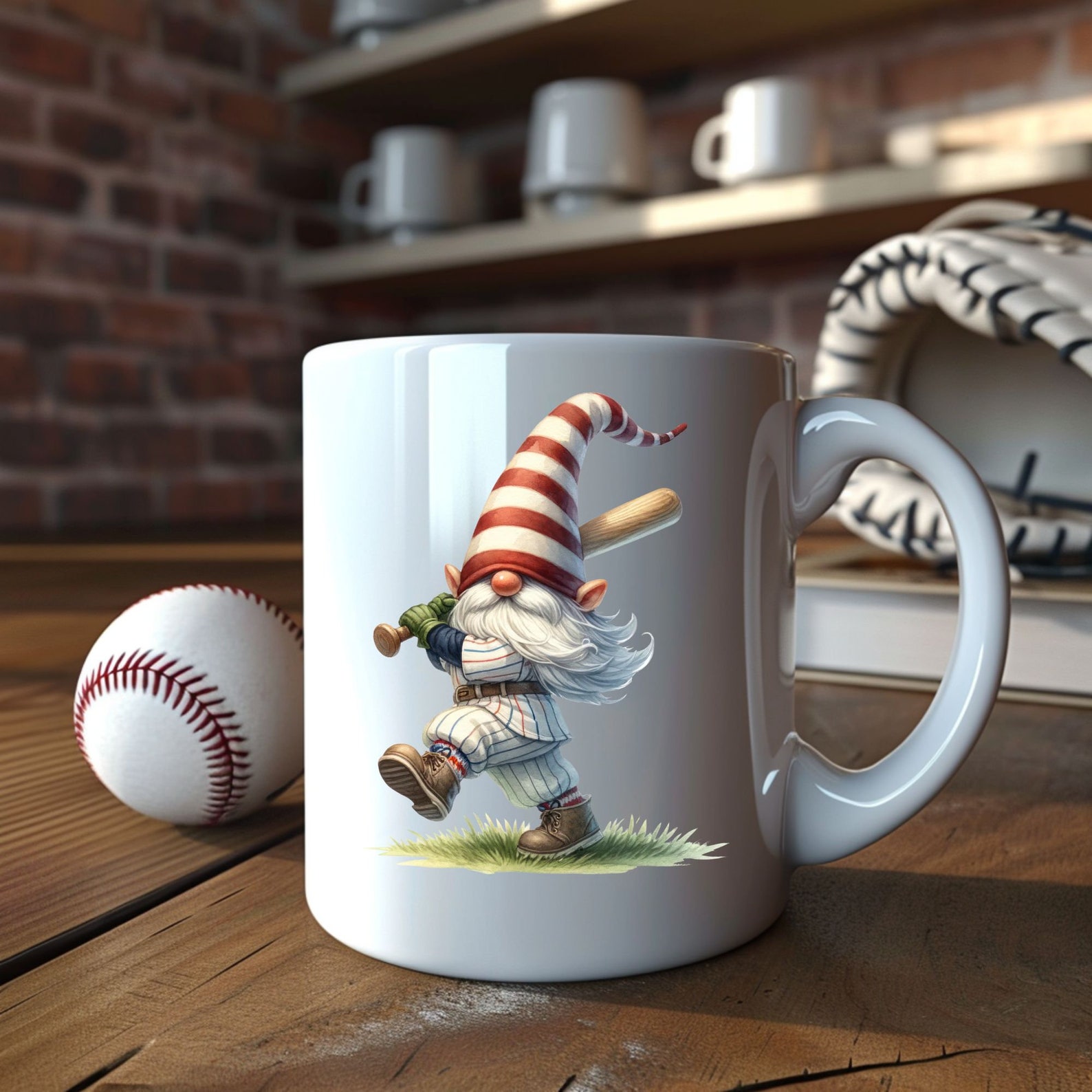 Cute Baseball Gnome Clipart,sports Gnome,baseball Gnomes Sublimation ...