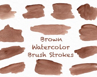 Pink Watercolor Brush Strokes Abstract Background Clipart PNG | Etsy