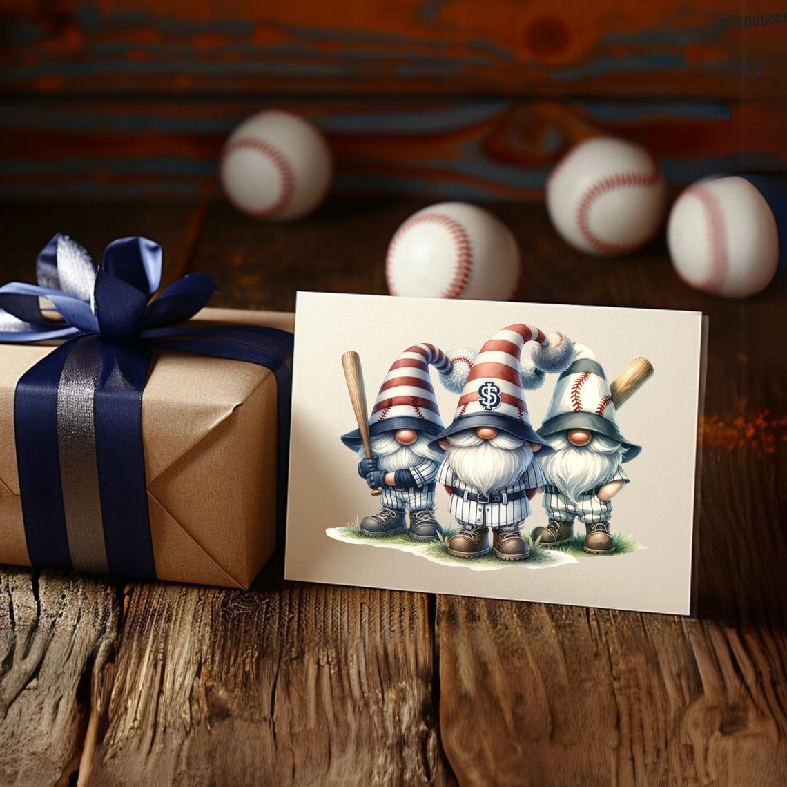 Cute Baseball Gnome Clipart,sports Gnome,baseball Gnomes Sublimation ...