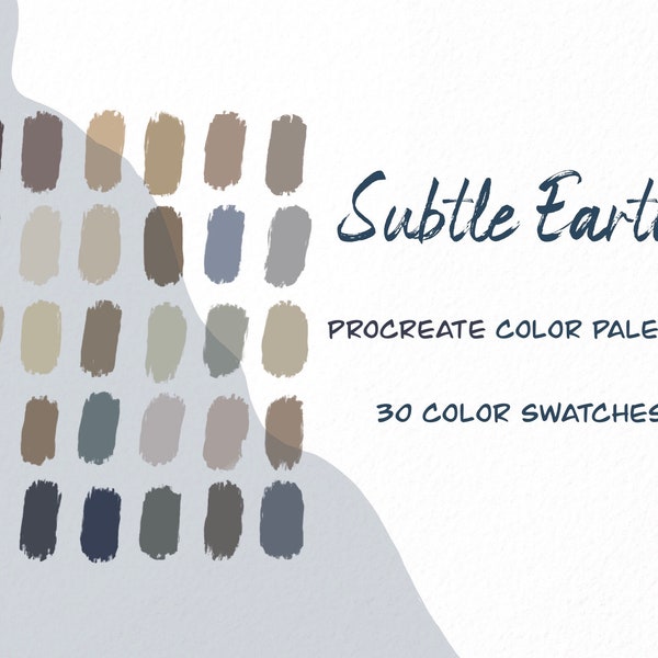 Earth Tone Color Swatches - Etsy