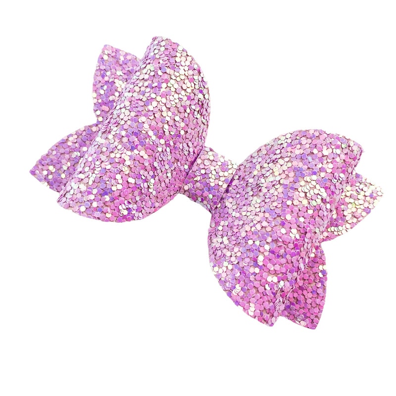 Purple Hair Bow - Etsy