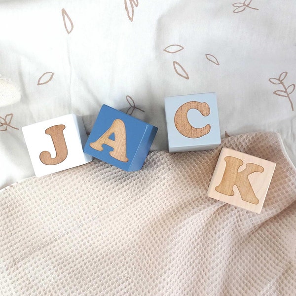 Baby Name Blocks - Etsy