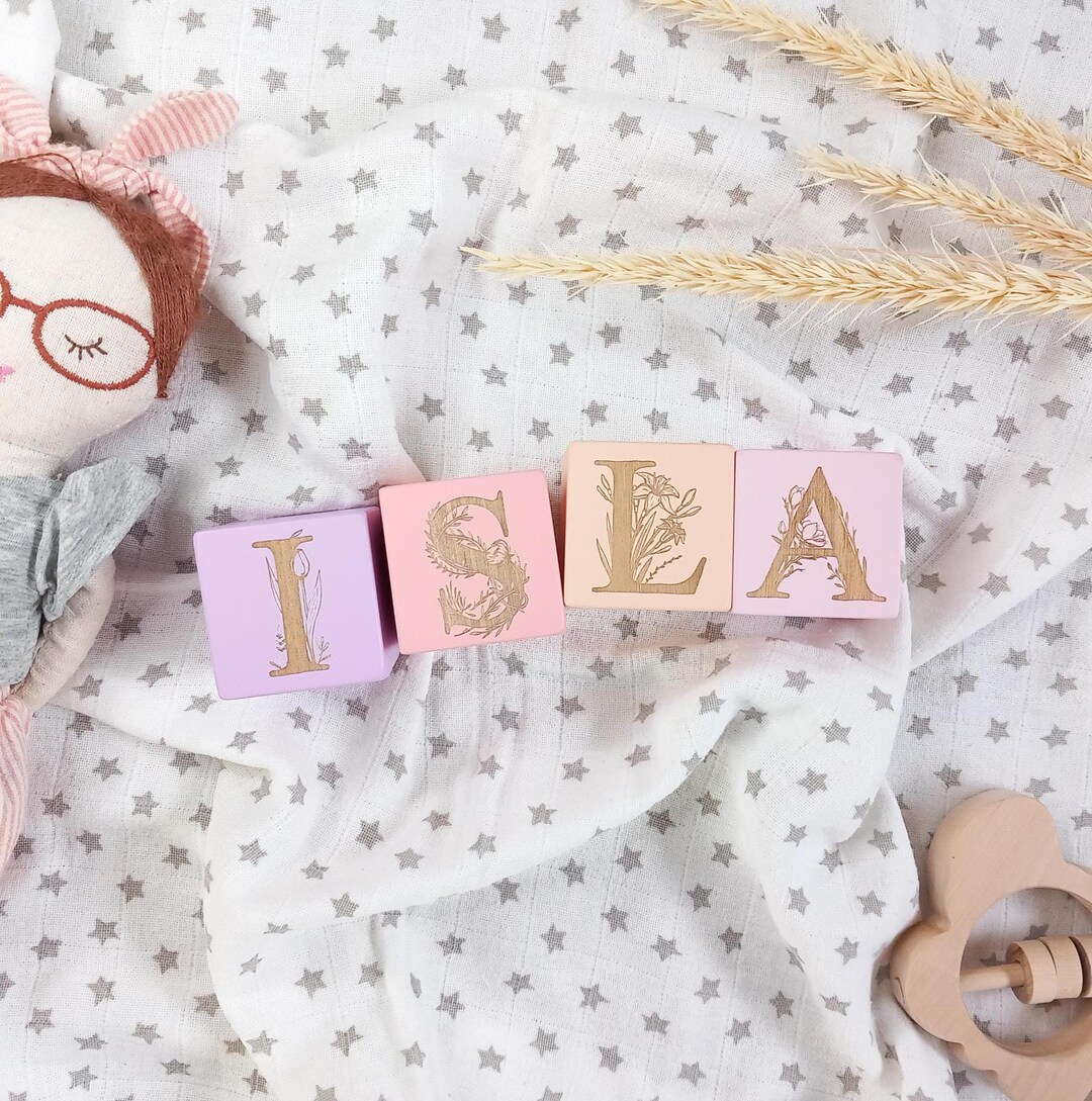 Baby Wooden Blocks | Pregnancy Announcement | Baby Photo Props | Custom ...