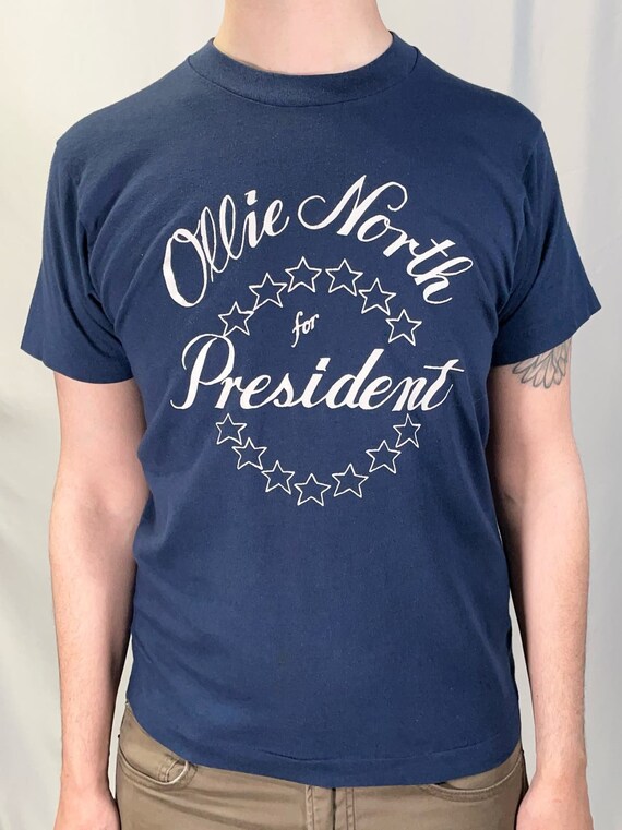 Vintage Single Stitch Ollie For President Shirt 1988 … - Gem