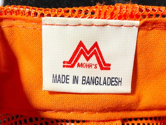 80s Atlantic City Baseball Cap - Neon Orange Vintage… - Gem