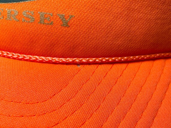 80s Atlantic City Baseball Cap - Neon Orange Vintage… - Gem