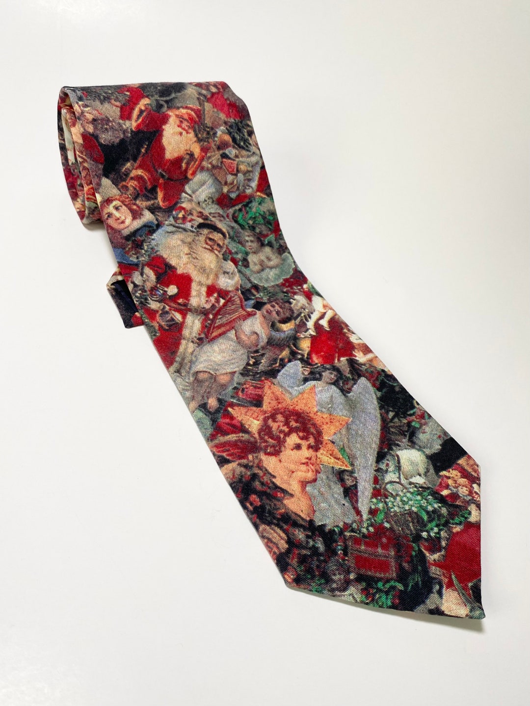 90s Ugly Christmas Tie Vintage Tango by Max Raab Christmas Holiday ...