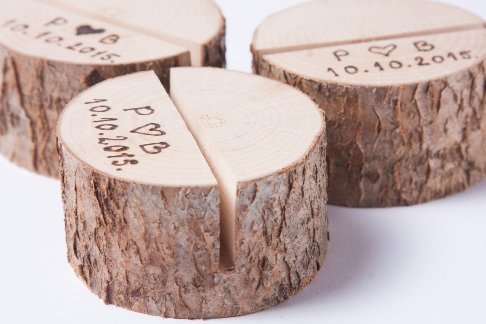 30 Personalized Wood Table Number Holder Rustic Wedding | Etsy