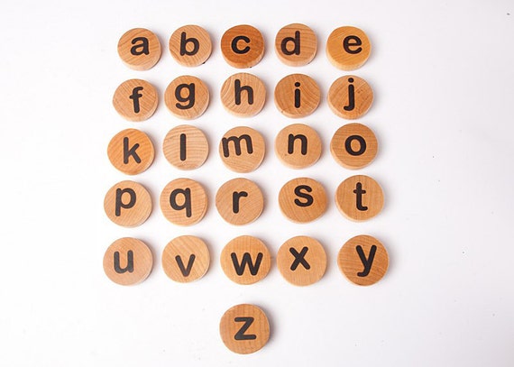 Lowercase Letter Magnets Montessori Alphabet Magnets - Etsy