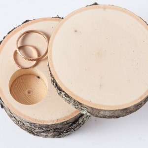 Ring Box Rustic, Ring Holder, Ring Bearer Pillow, Rustic Wedding ...