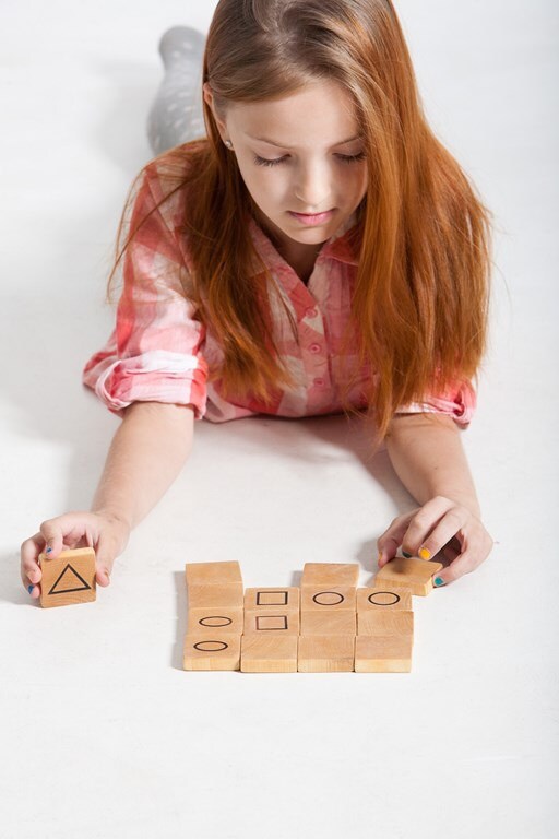 Wooden Memory Game Mathematical Game Geometric Symbols - Etsy Canada