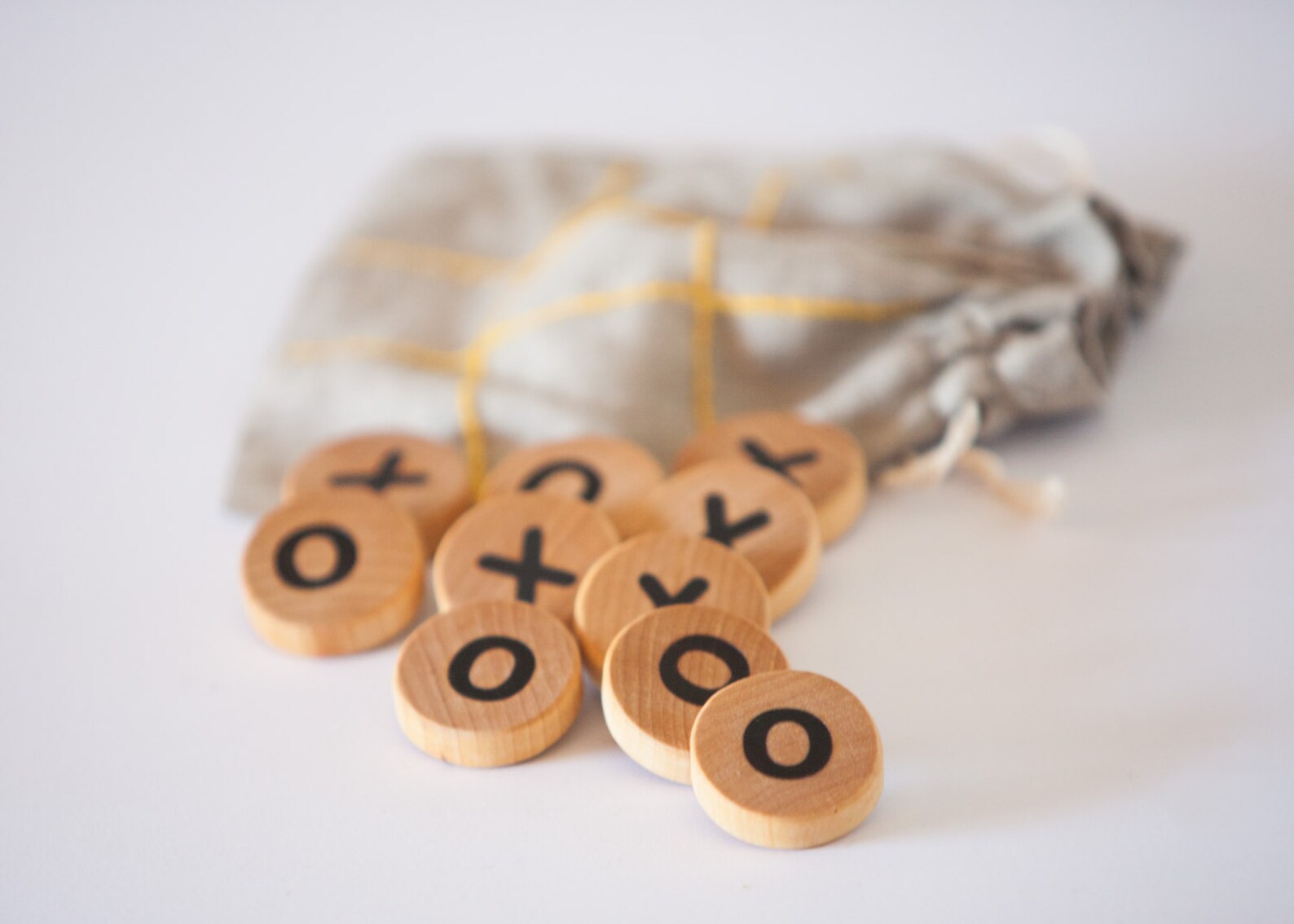 Tic Tac Toe Game Table Game Wooden Game for Children Travel - Etsy