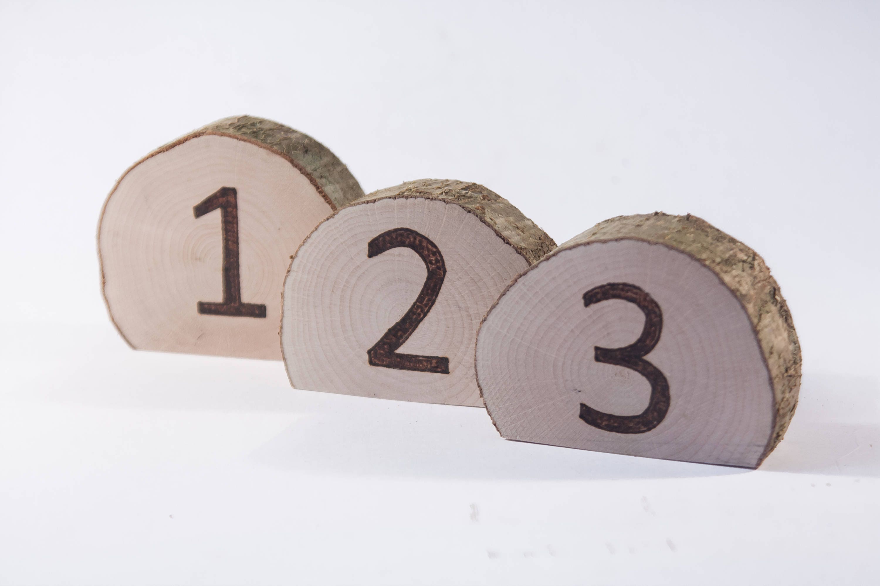 20 rustic wedding table number holders wooden table number | Etsy
