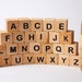 German Alphabet Blocks, Blocks With Letters, Wooden Building Blocks ...