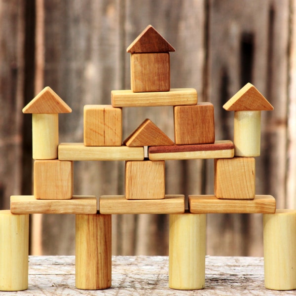 Toy Wooden Blocks - Etsy