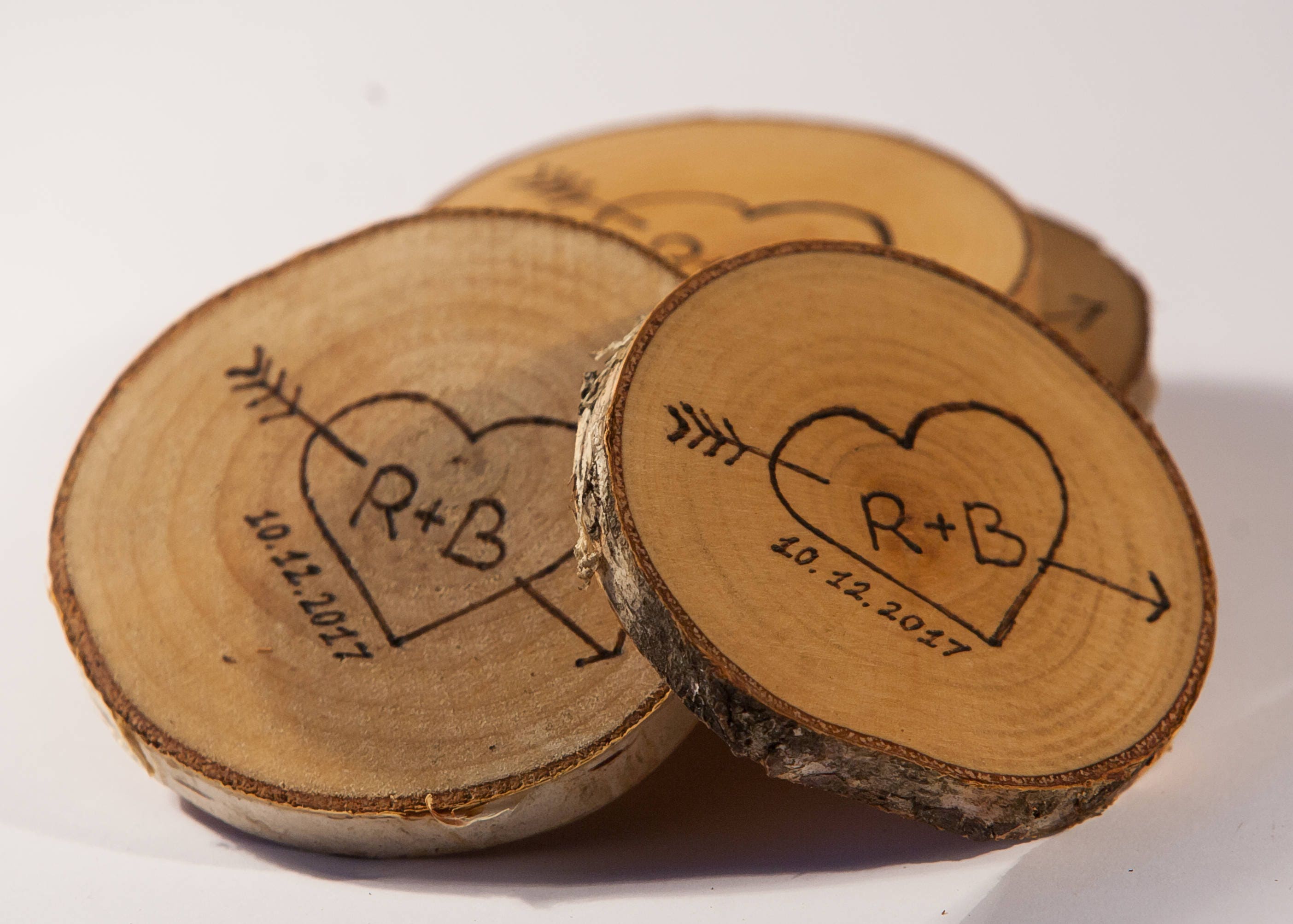 Set of 20 Personalized Wedding Coasters 34 | Etsy