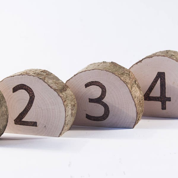 Wooden Table Number - Etsy