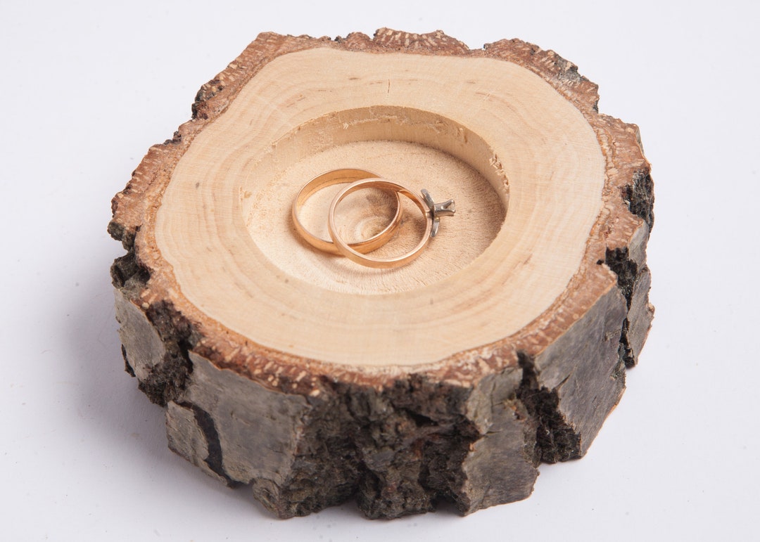 Ring Pillow, Rustic Ring Holder - Etsy