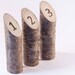 3 Rustic Wedding Table Number Holders Wooden Table Number - Etsy